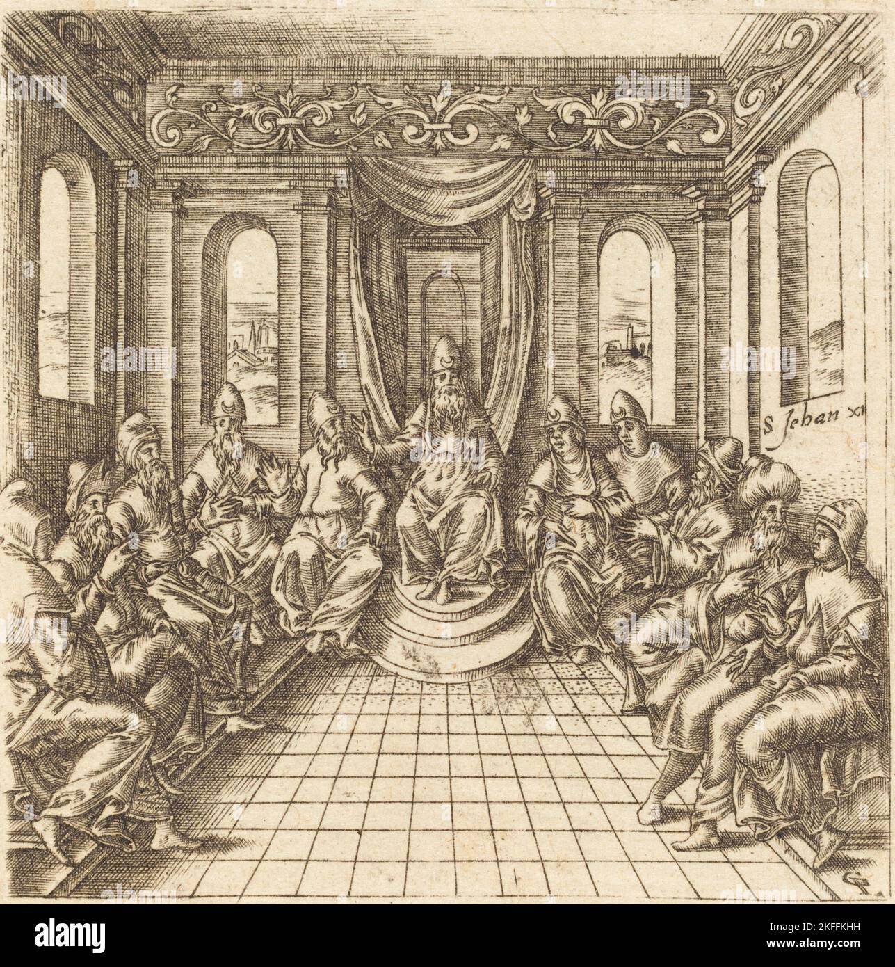 The Chief Priests and Pharisees, probably c. 1576/1580 Stock Photo - Alamy