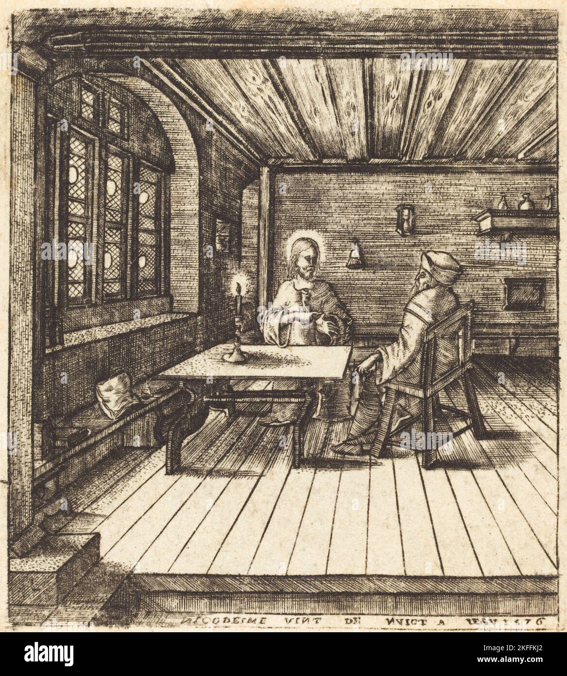 Nicodemus comes to christ by night hi-res stock photography and images ...