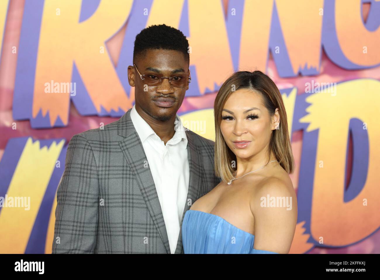 Aj Bunker attends the UK Premiere of "Strange World" at Cineworld ...