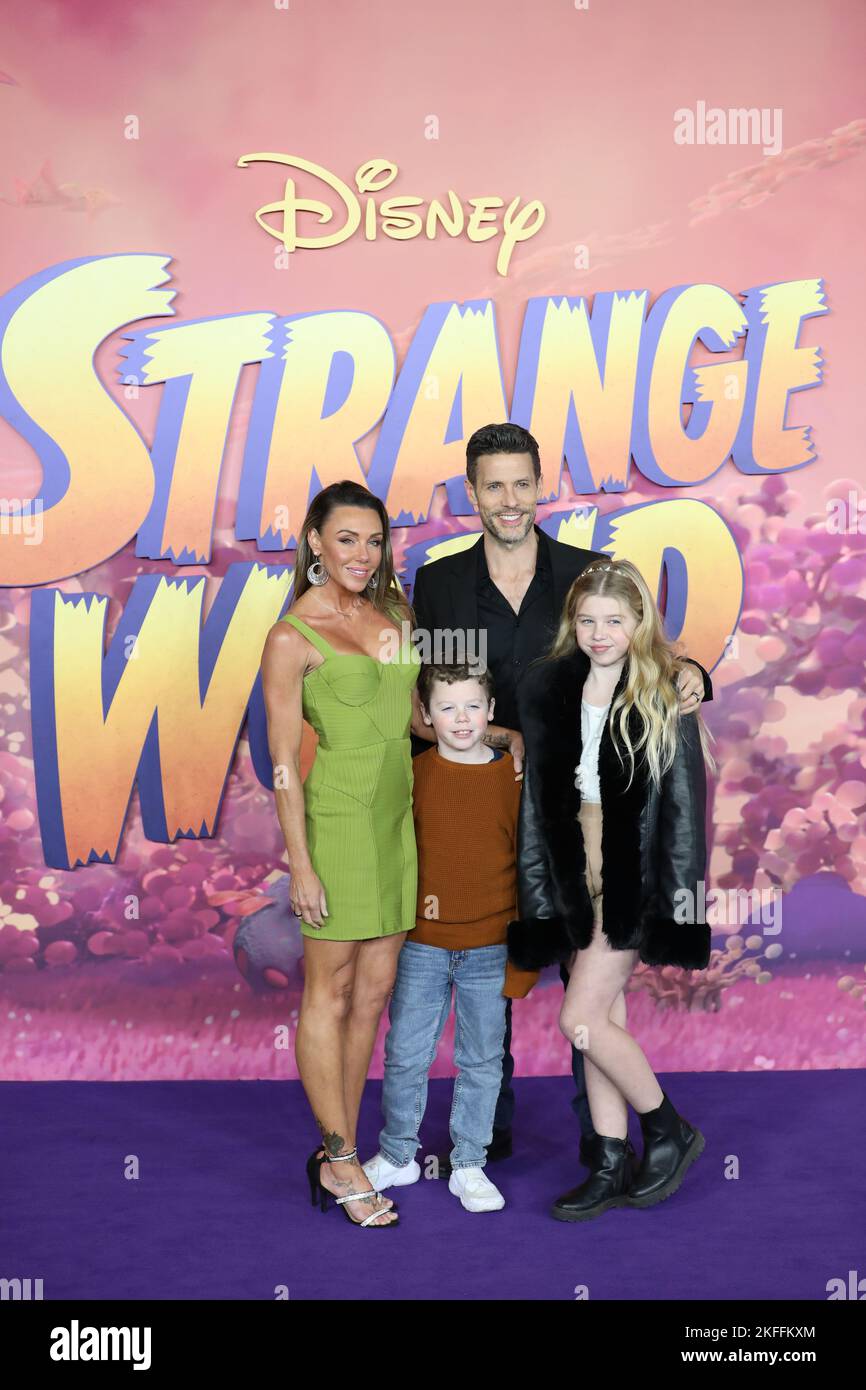 Michelle Heaton attends the UK Premiere of "Strange World" at Cineworld ...