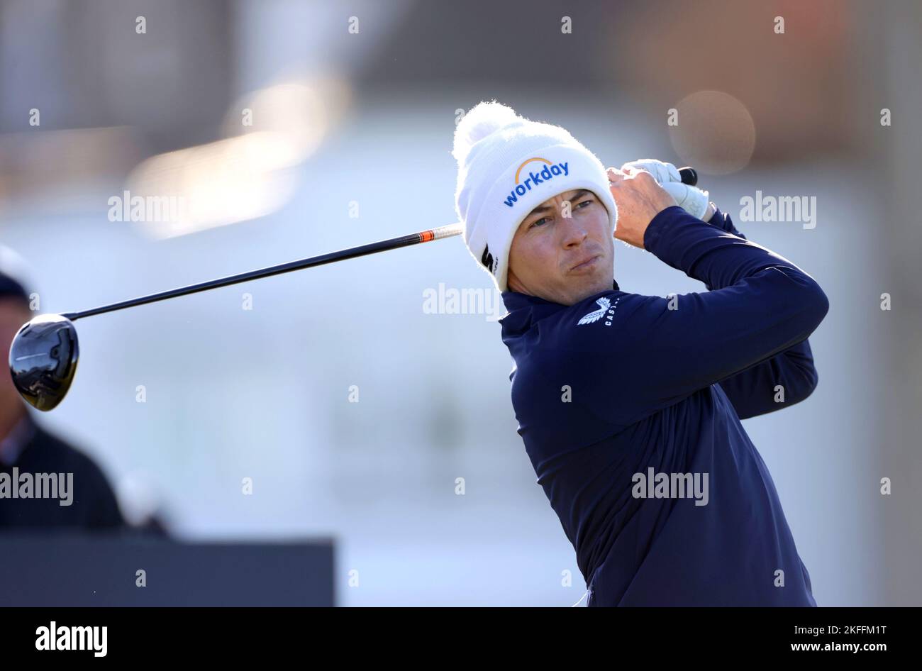 File photo dated 2-10-2022 of Matt Fitzpatrick who is leading race to ...
