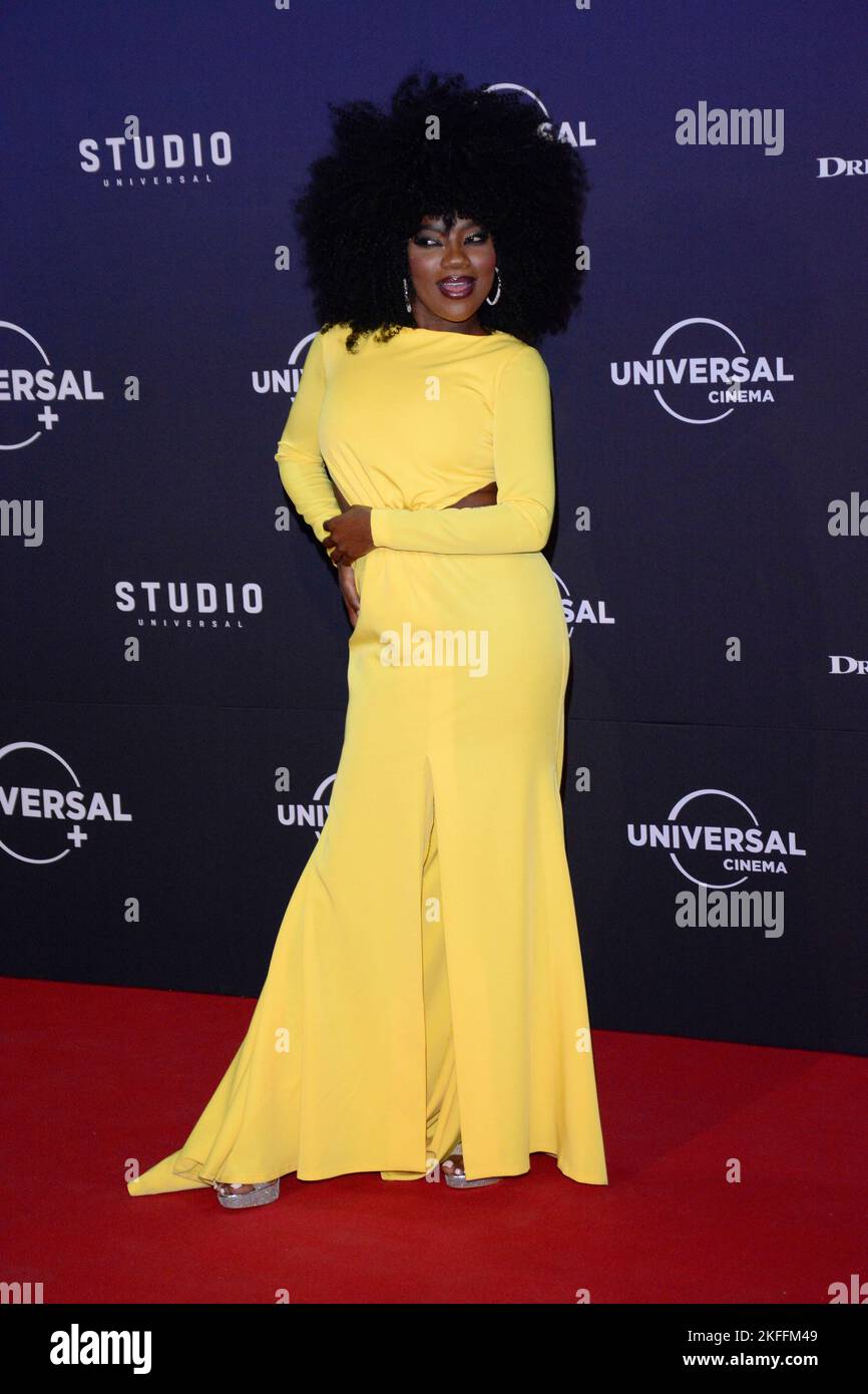 November 16, 2022, Mexico City, Mexico: Chiky Bombom attends the red ...