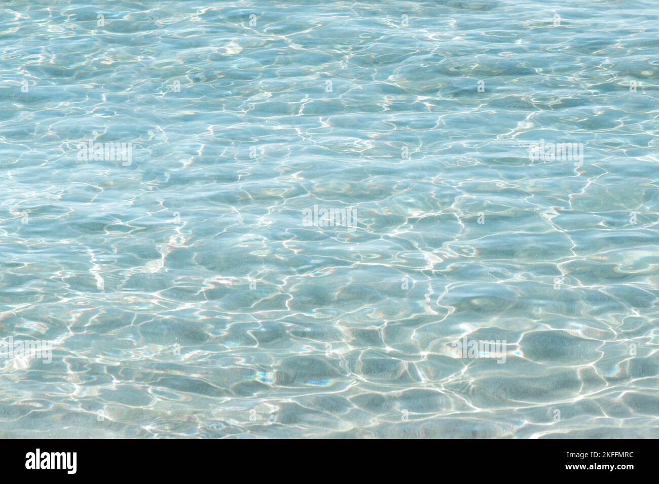 Gentle waves of light azure blue sea water texture, calming background ...