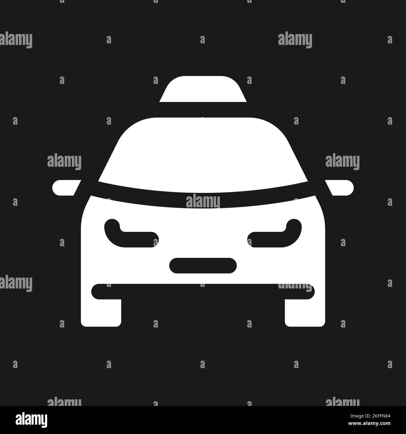 Taxi service white glyph Black and White Stock Photos & Images - Alamy
