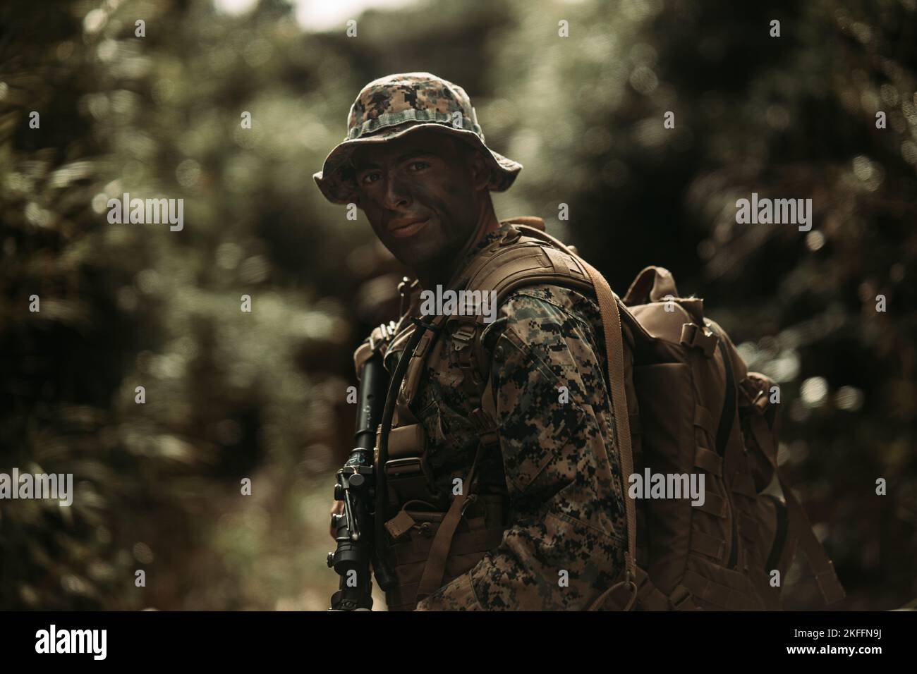 U.S. Marine Corps Lance Cpl. Anthony Davino, a rifleman with Ground ...