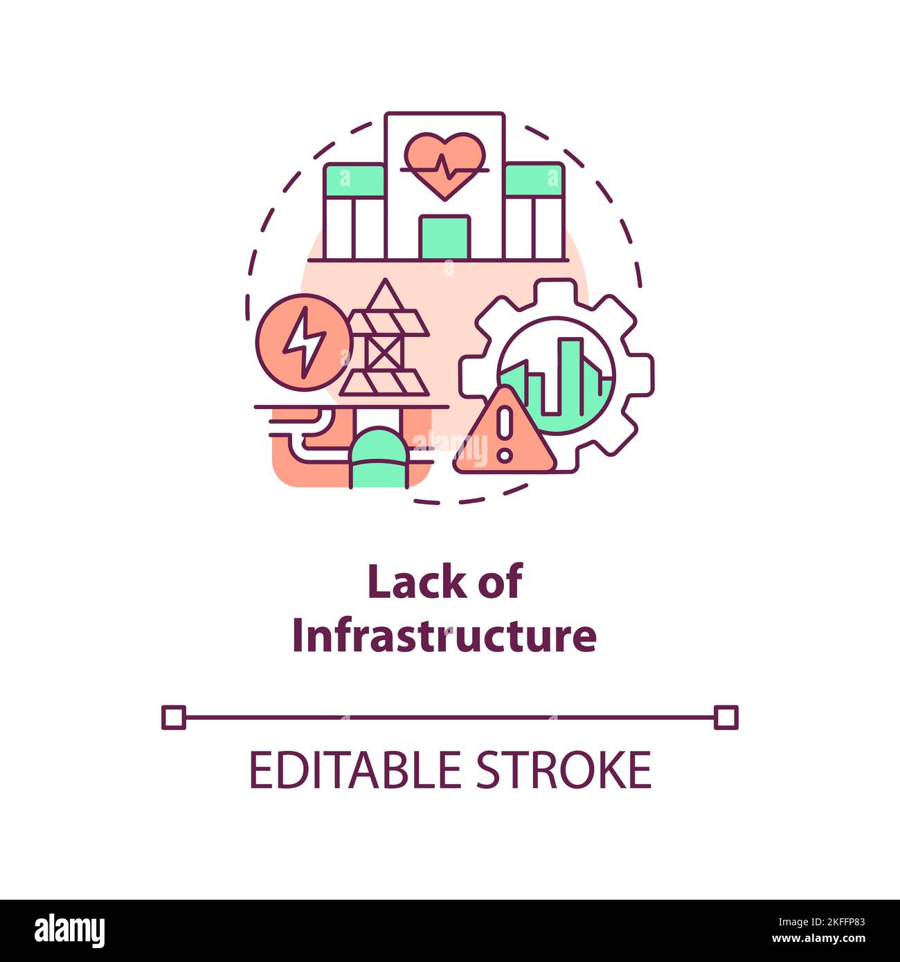 Poor infrastructure Stock Vector Images - Alamy