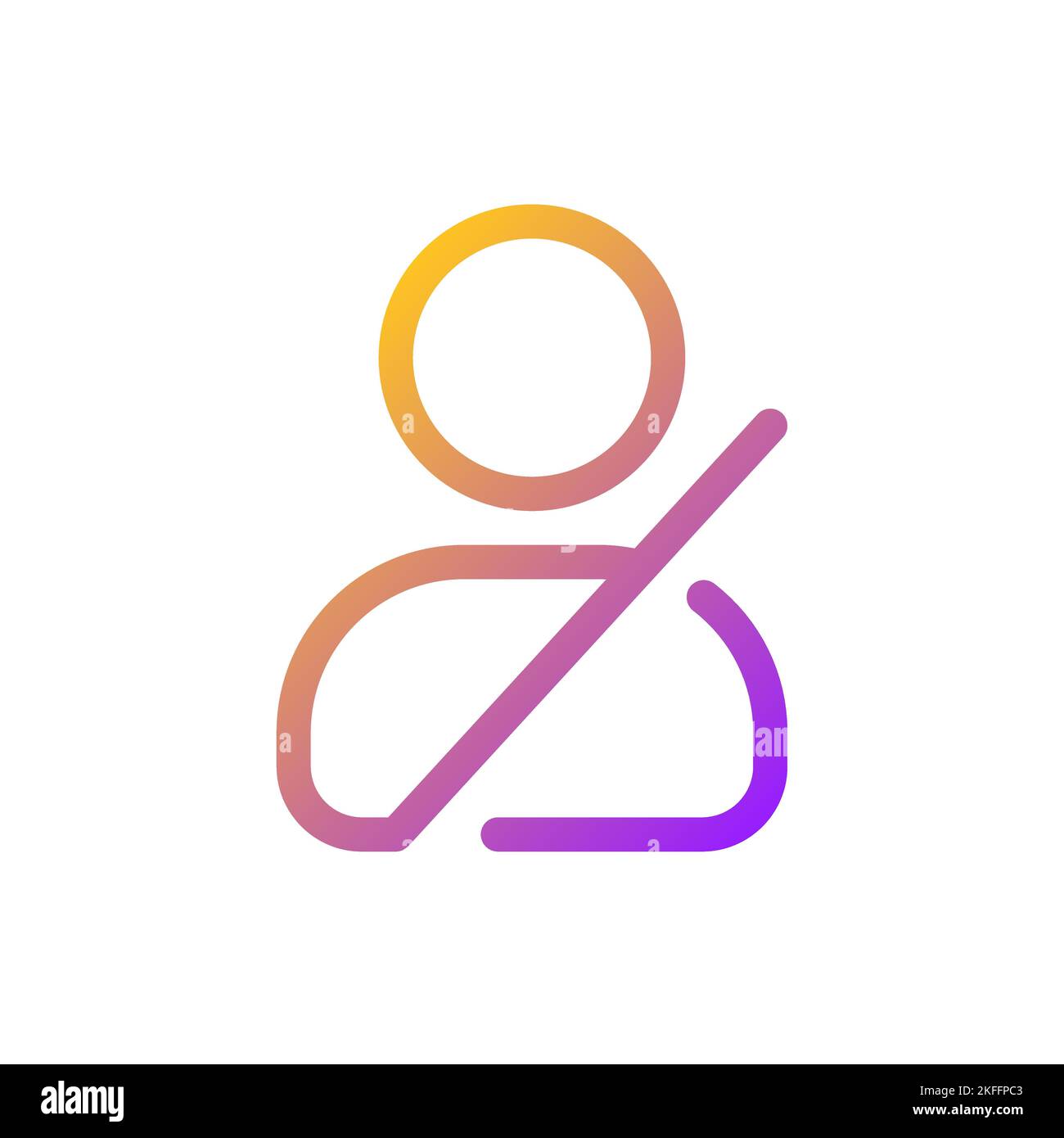 Passenger safety pixel perfect gradient linear ui icon Stock Vector ...