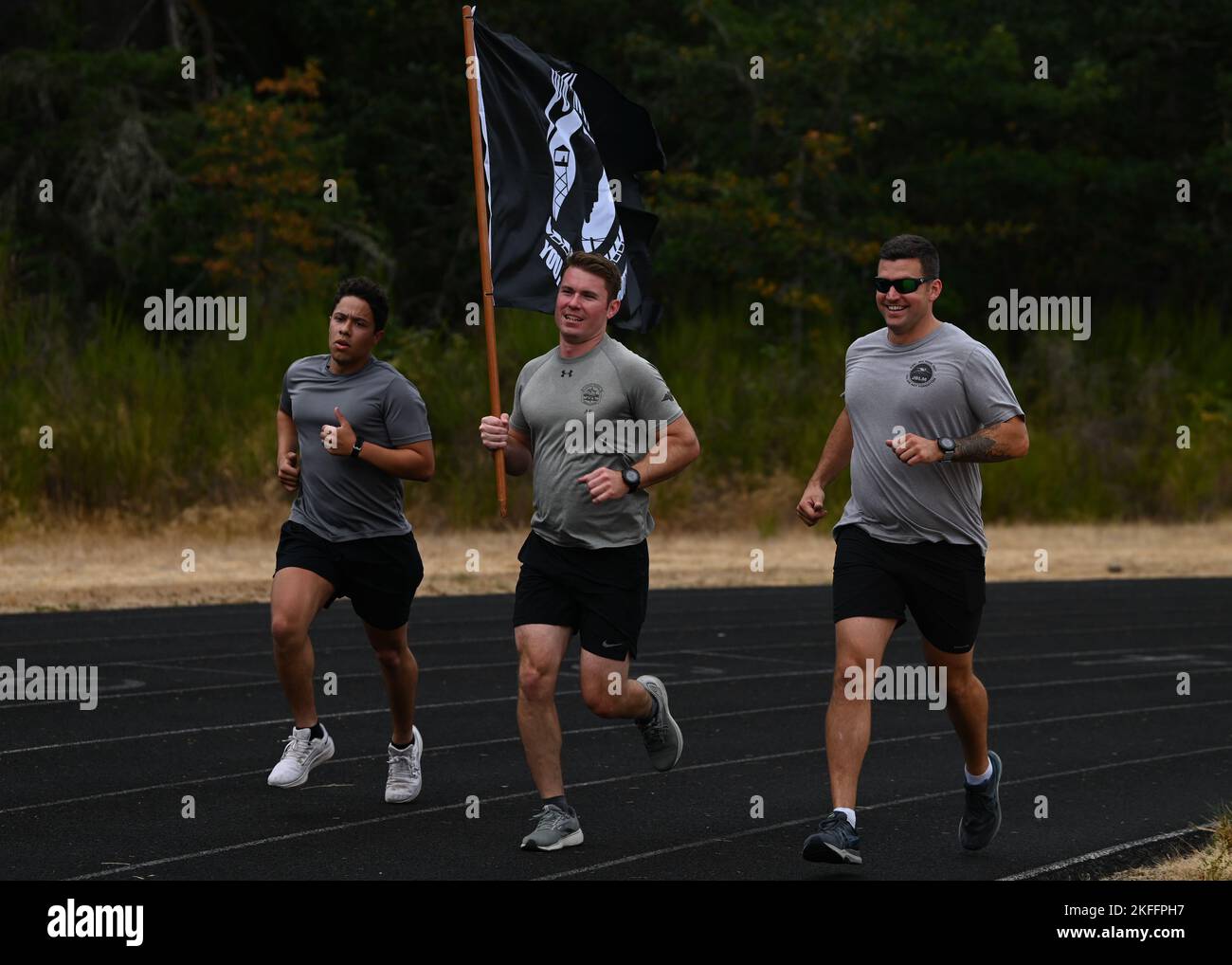 U.S. Air Force Airman 1st Class Christian Rodriquez, left, a radar ...