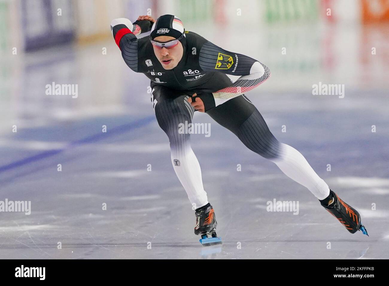 HEERENVEEN, NETHERLANDS - NOVEMBER 18: Hendrik Dombek of Germany ...
