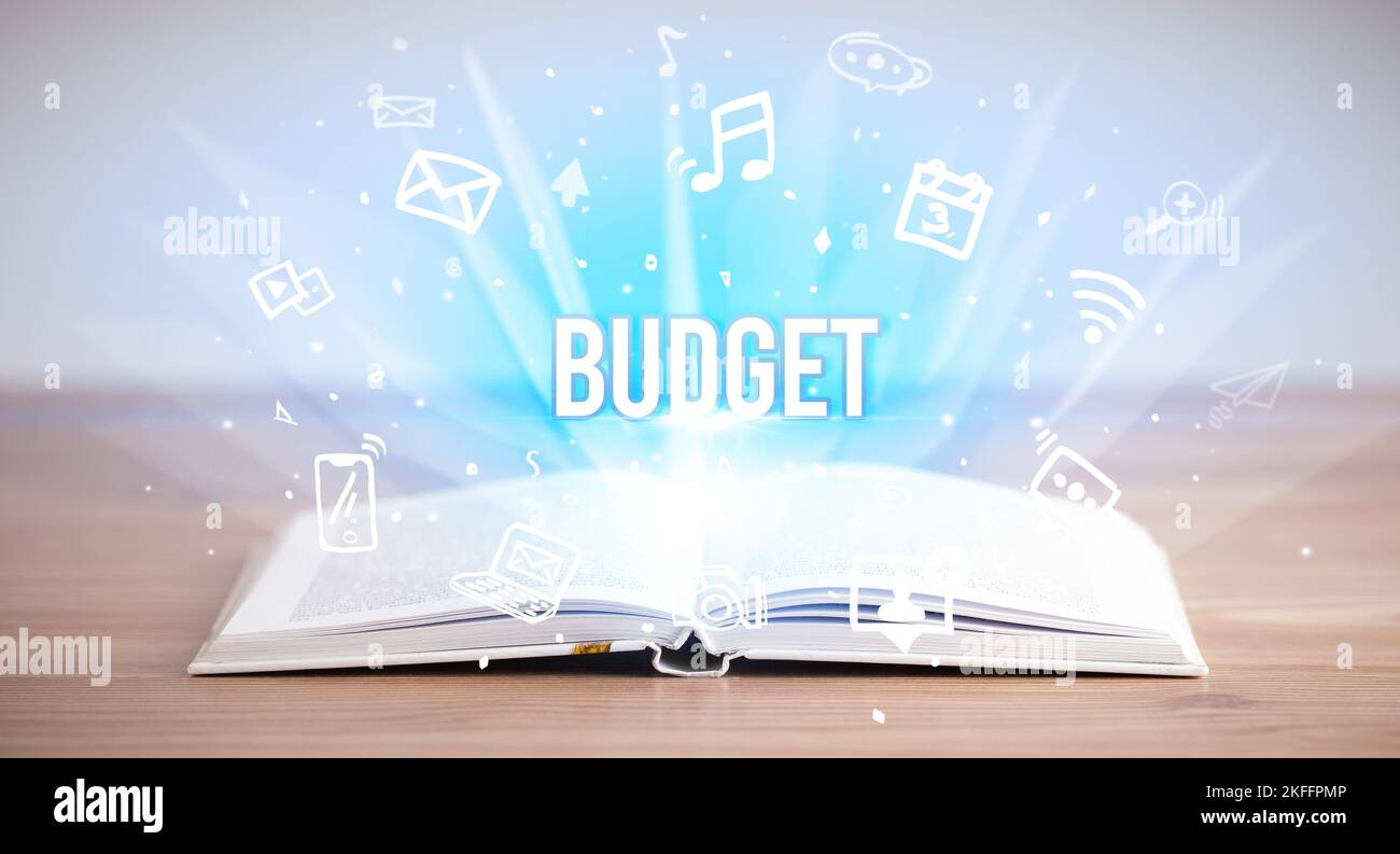 open book with business inscription Stock Photo - Alamy