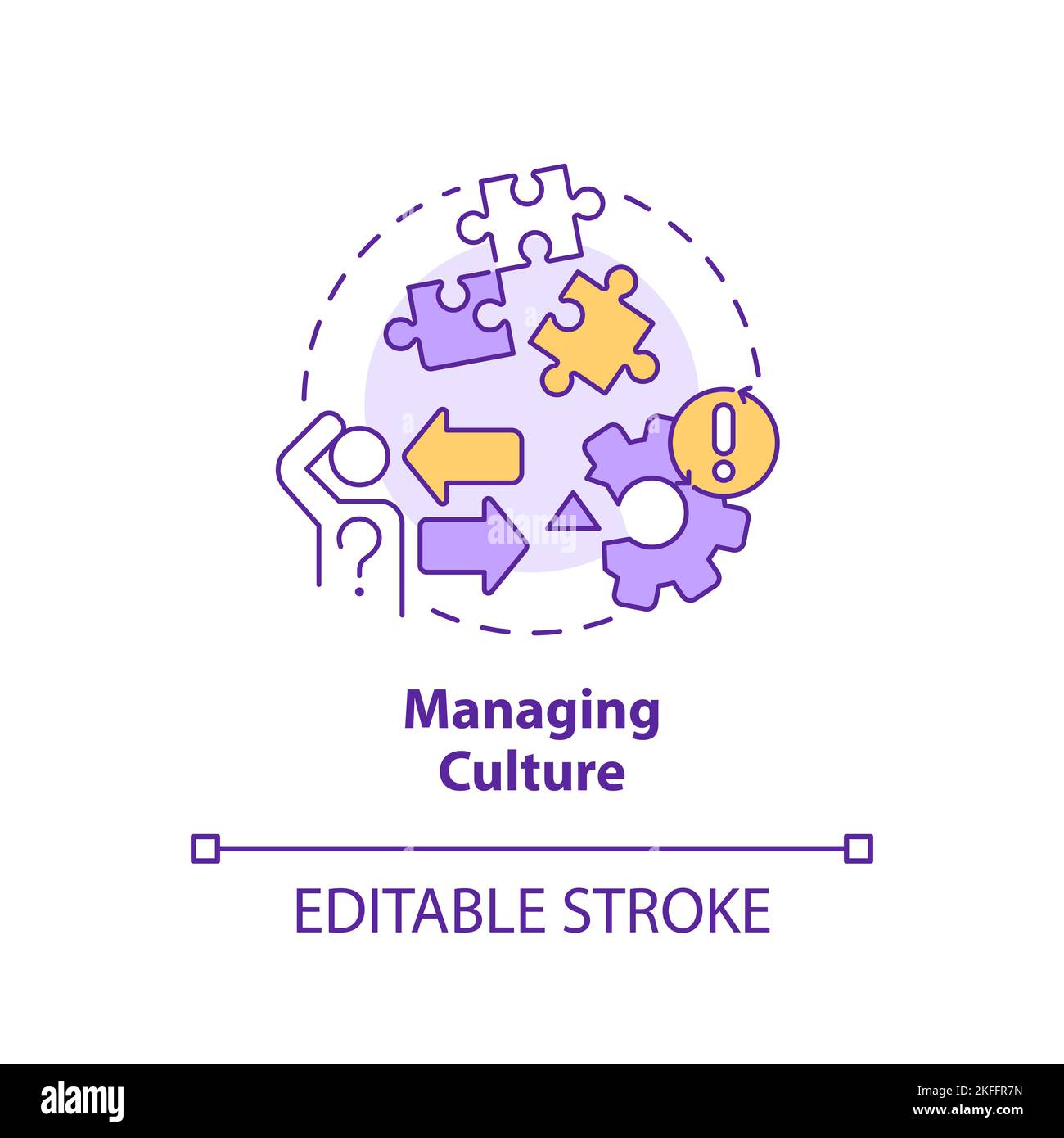 Managing culture concept icon Stock Vector Image & Art - Alamy