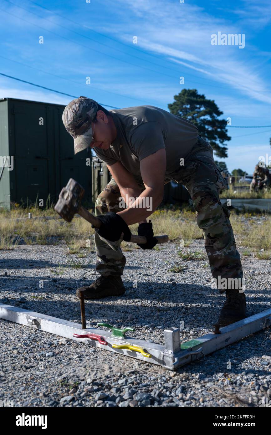 Senior Airman Alejandro Soto, 336th Fighter Generation Squadron weapons ...