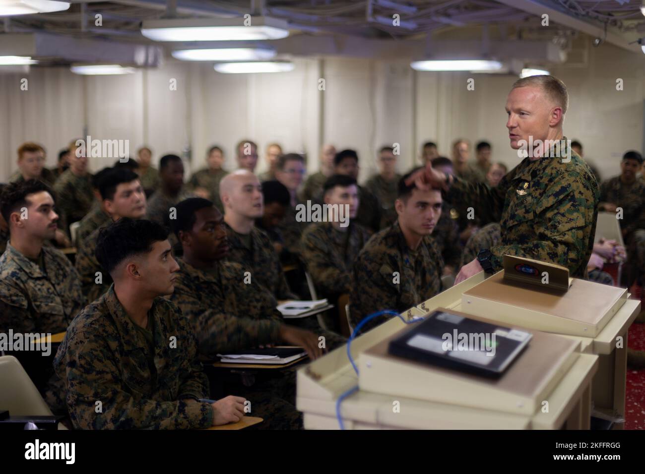 U.S. Marine Corps Sgt. Maj. Joshua Smith, 31st Marine Expeditionary ...