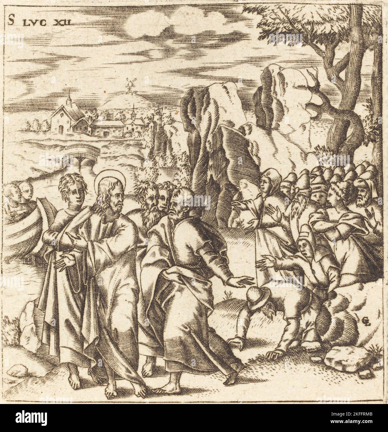 Jesus teaching the multitude hi-res stock photography and images - Alamy