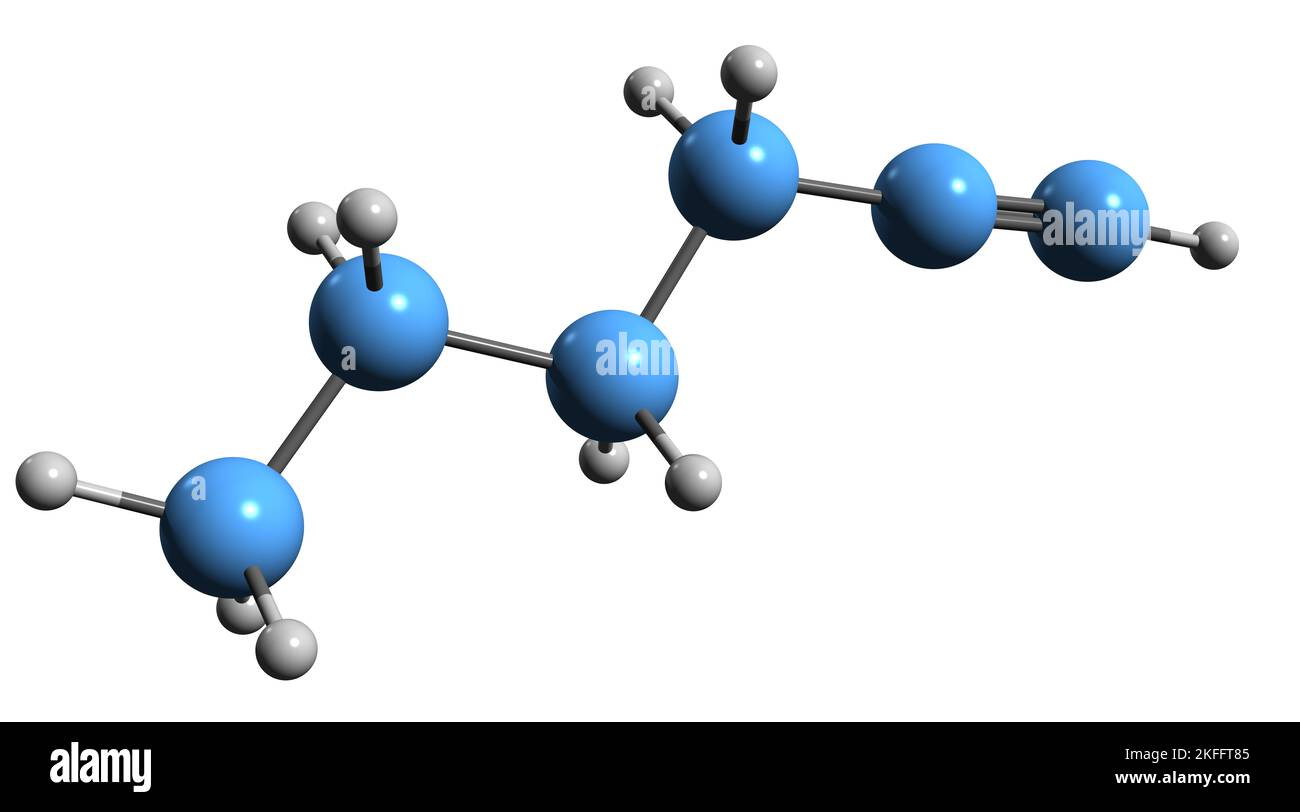 Hexyne Structural Formula