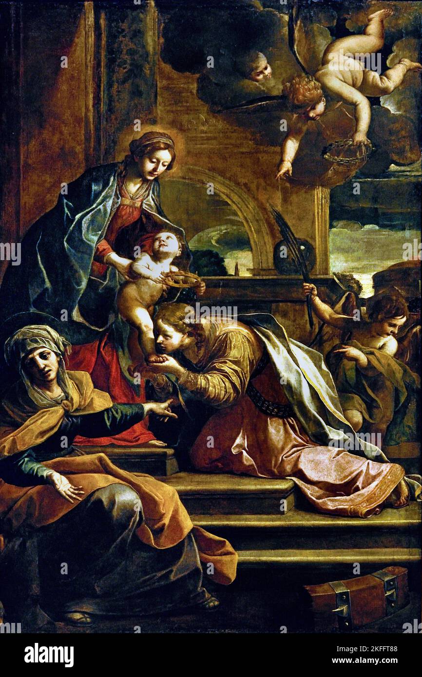 Saint catherine in the presence of saint anne hi-res stock photography ...