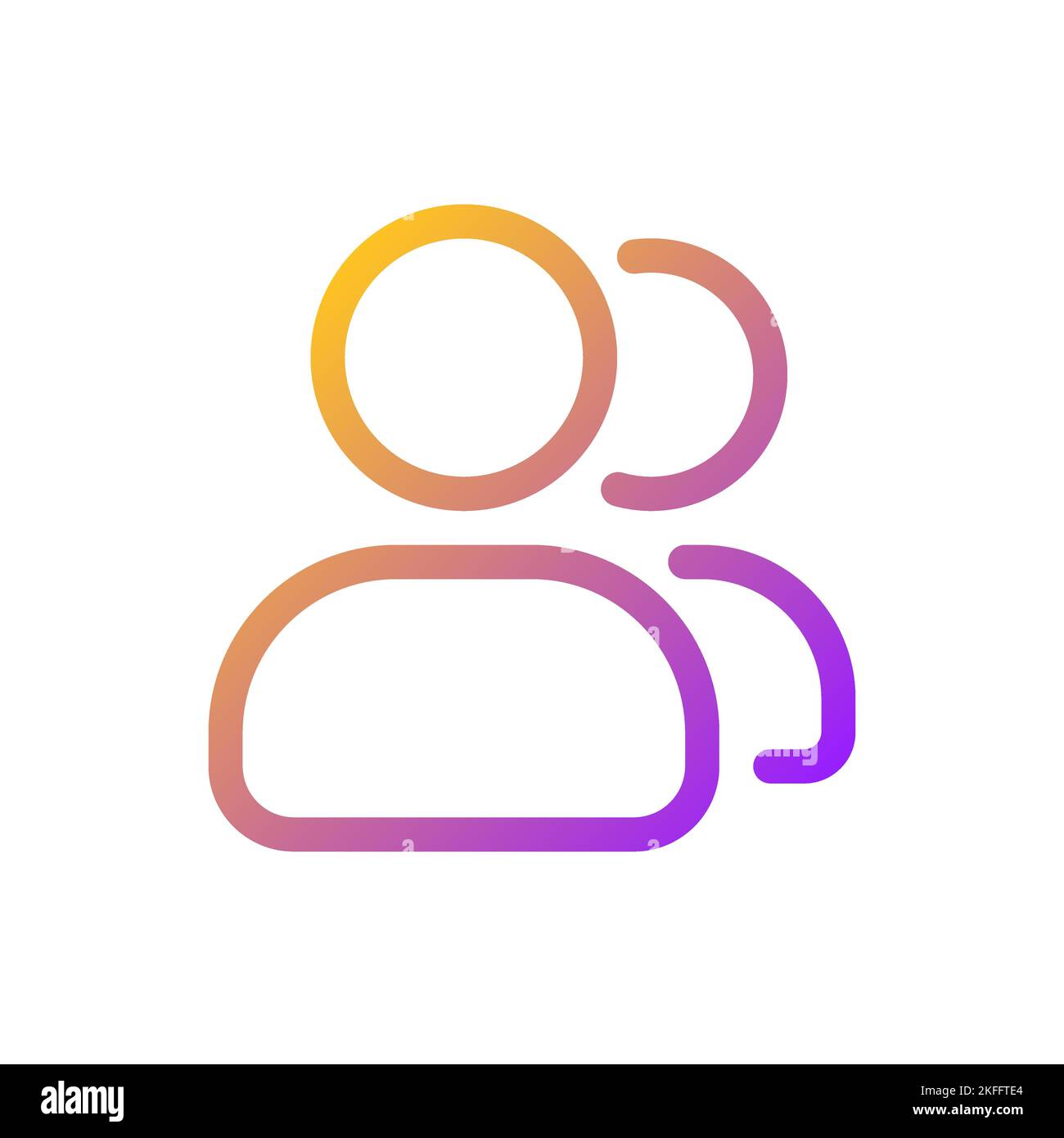 Accounts changing pixel perfect gradient linear ui icon Stock Vector Image & Art - Alamy