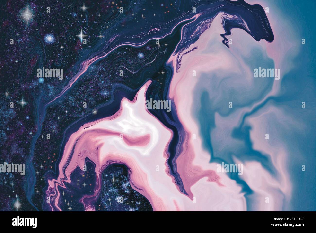 An illustration of an abstract digital art Stock Photo - Alamy