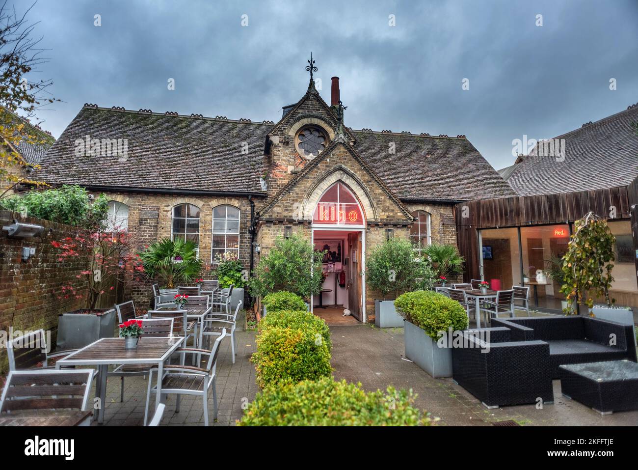 Rye, November 15th 2022: The Kino cinema and cafe in Lion Street Stock ...