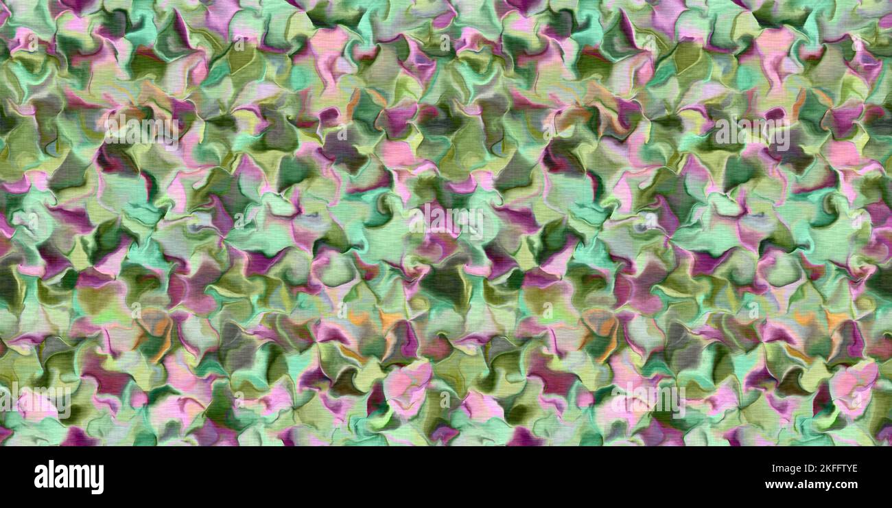 Camouflage wavy marble seamless border. Gradient blur for camo bohemian ...