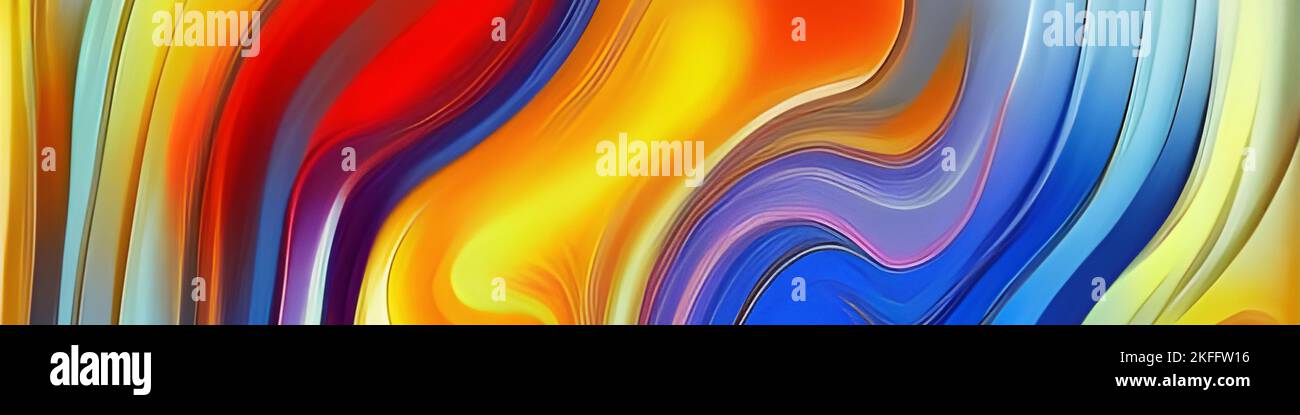 Abstract colourfull random colors painting expressionist style Stock ...