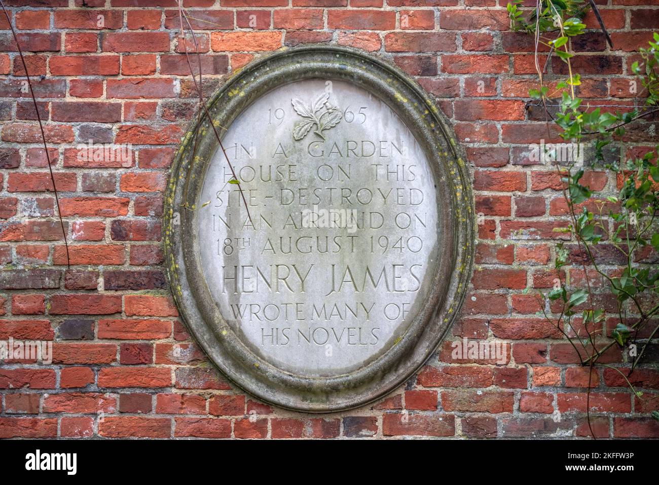 Plaque to henry james hi-res stock photography and images - Alamy
