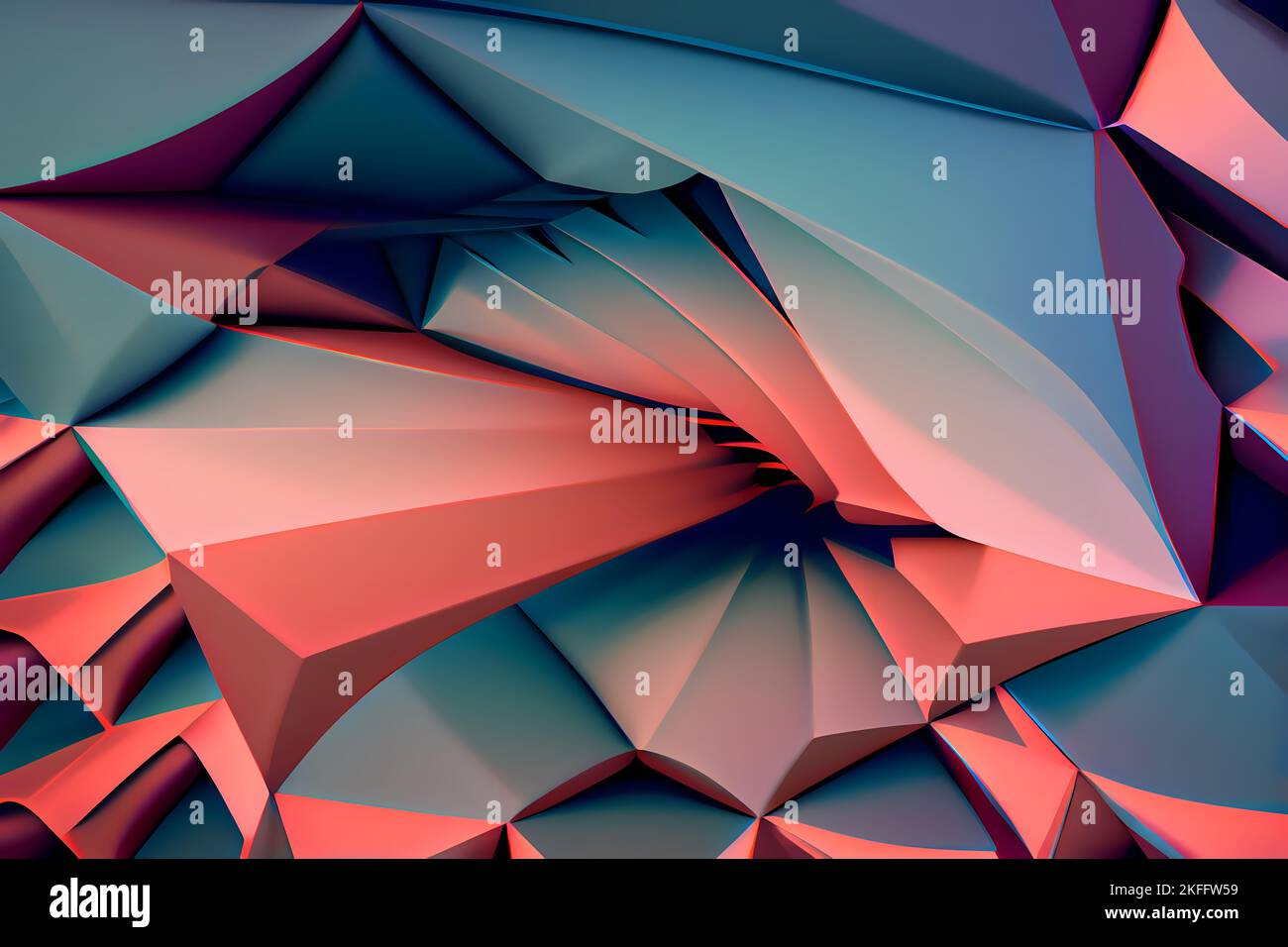 3d abstact vibrant computer generated plygonal background Stock Photo ...