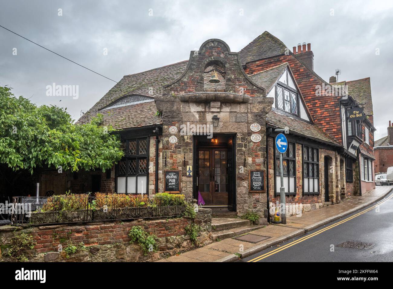 Rye, November 15th 2022: The Old Bell pub Stock Photo - Alamy