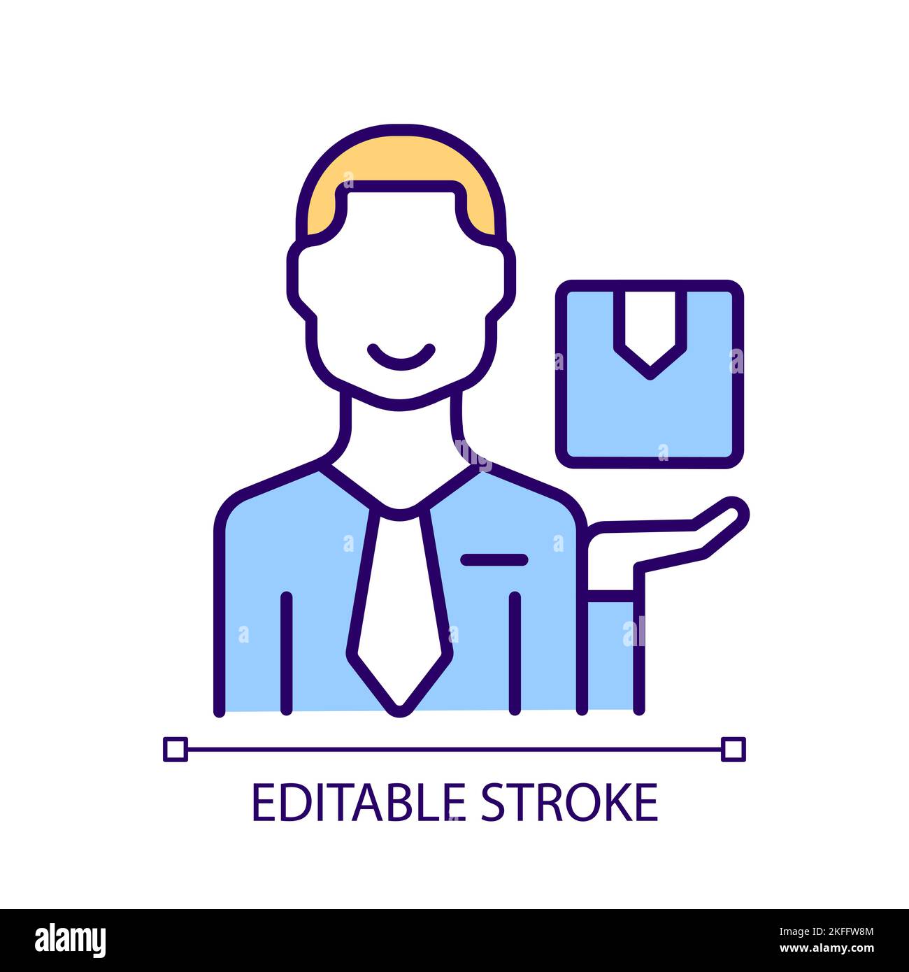 Parcel drop off point Stock Vector Images - Alamy