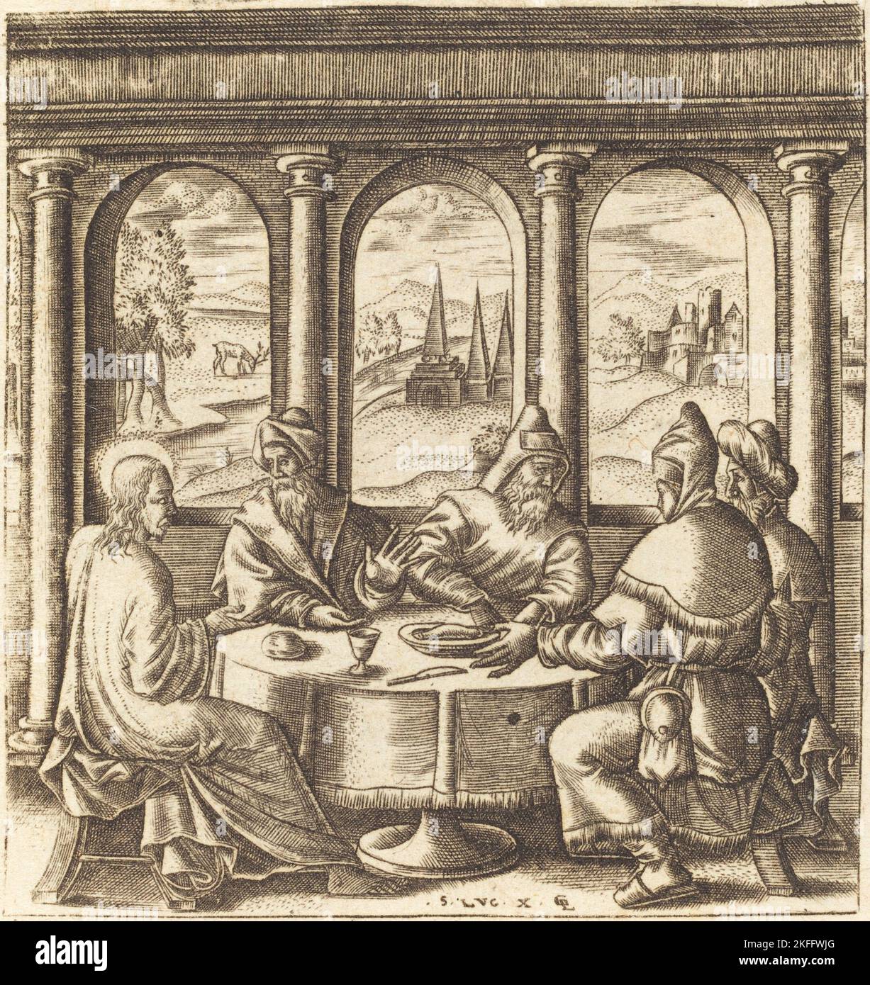 Jesus teaching engraving hi-res stock photography and images - Alamy