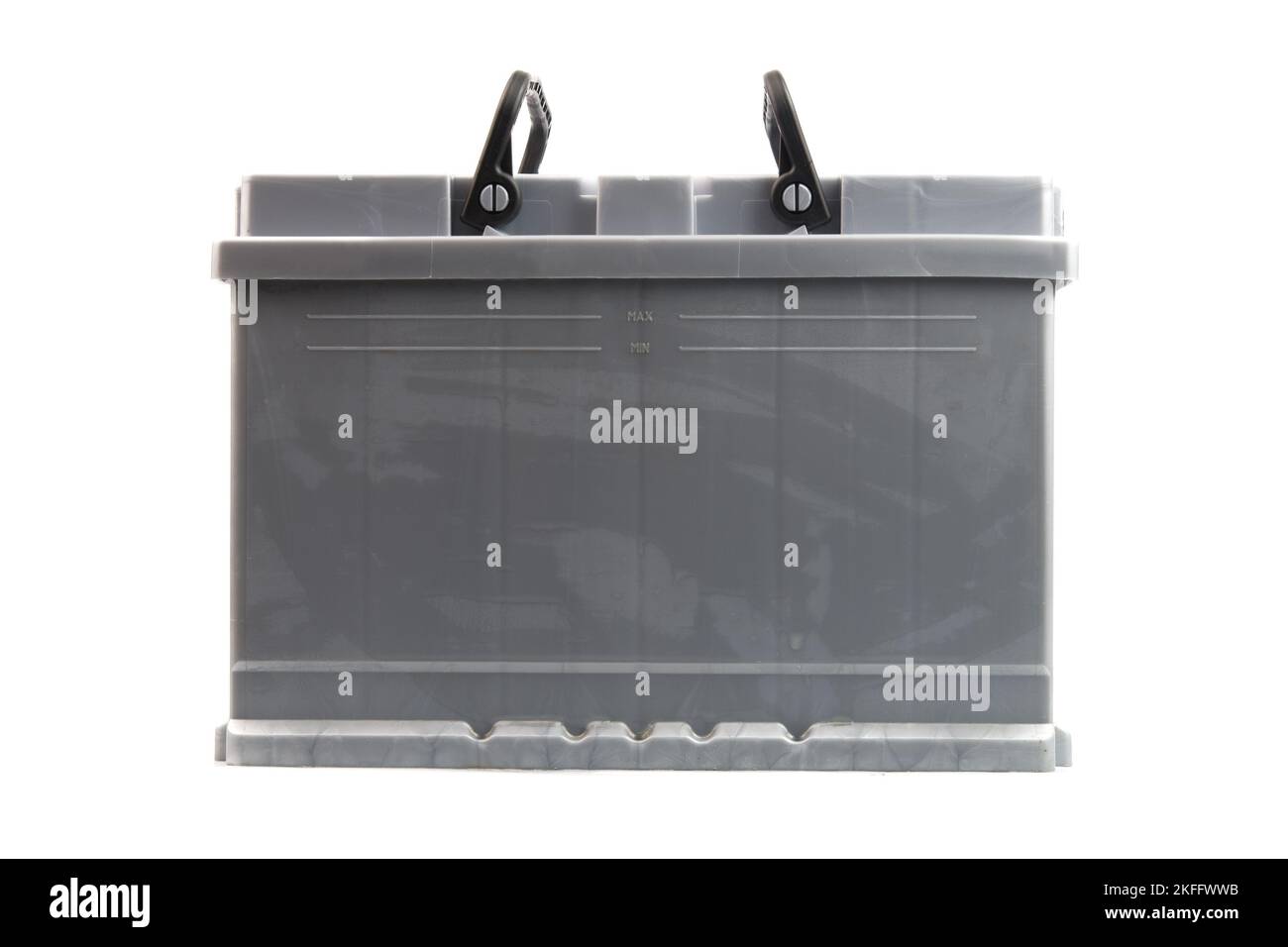 car battery isolated on white background Stock Photo - Alamy