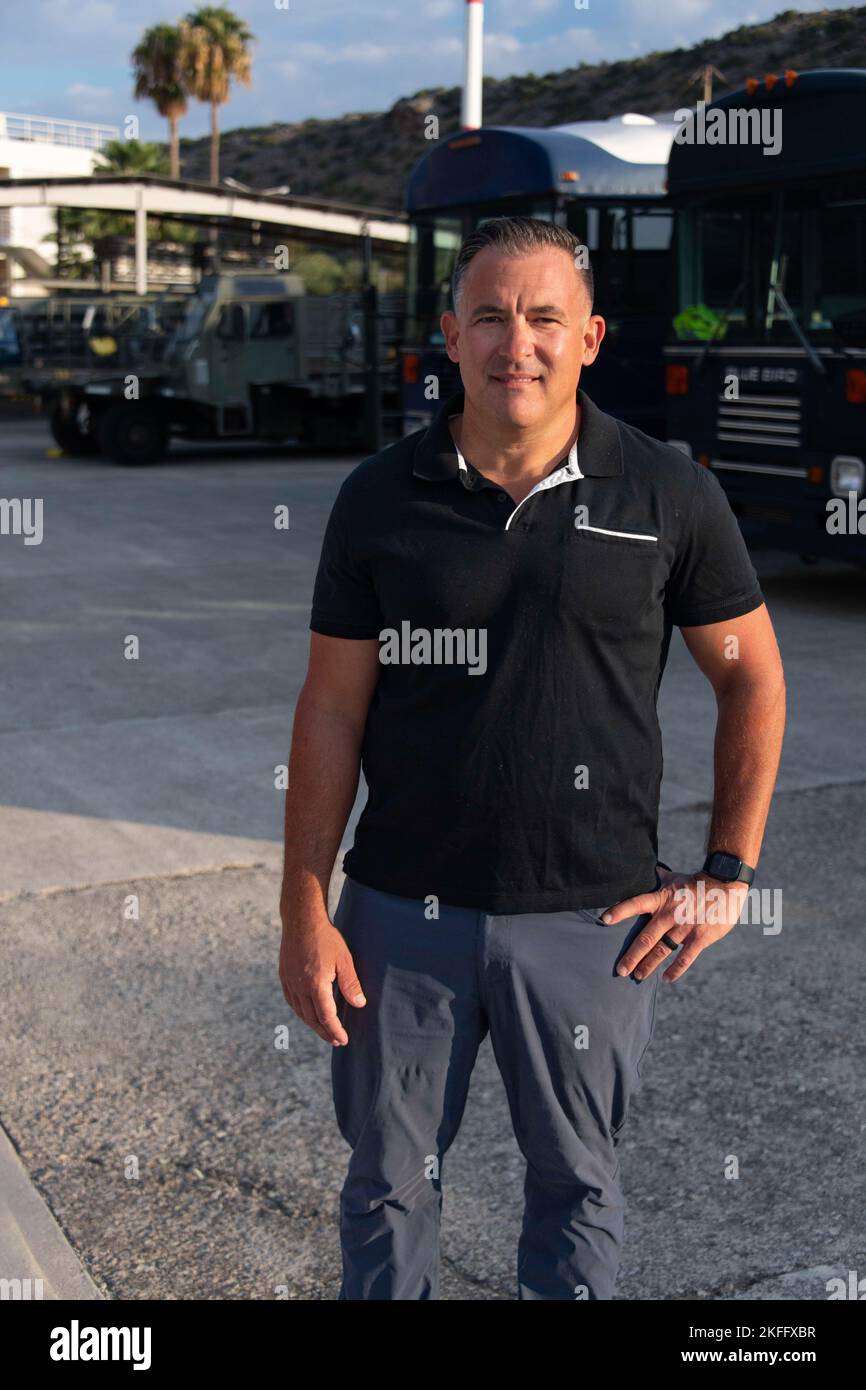 Patrick Brown, Air Operations Air Terminal Manager assigned to Naval ...