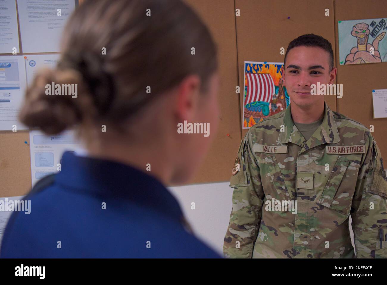 U.S. Air Force Airman 1st Class Branden Valle, 315th Training Squadron ...