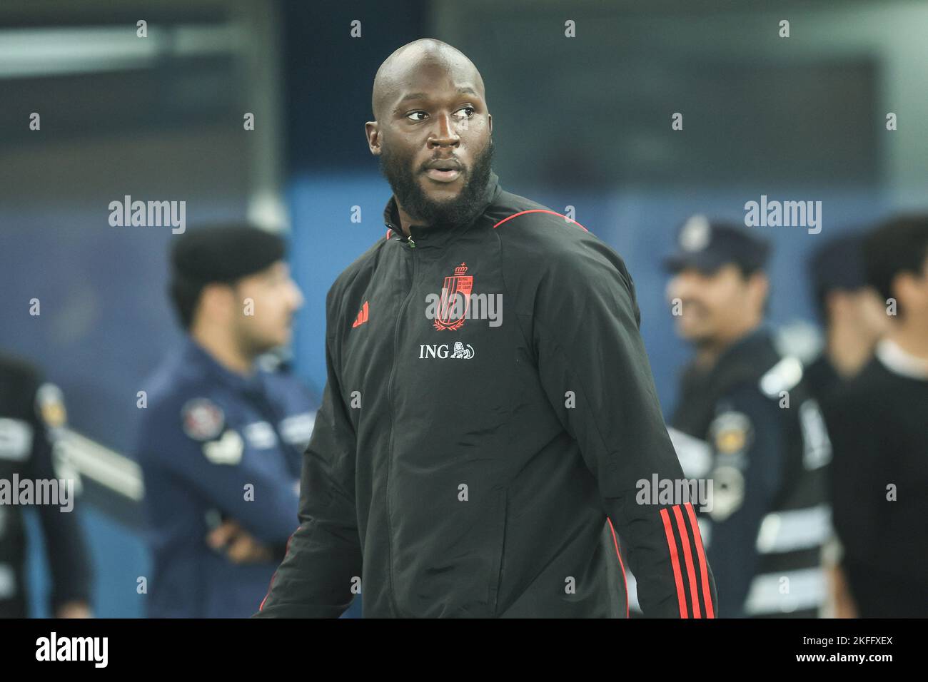 Belgium's Romelu Lukaku pictured during a friendly soccer game of the ...