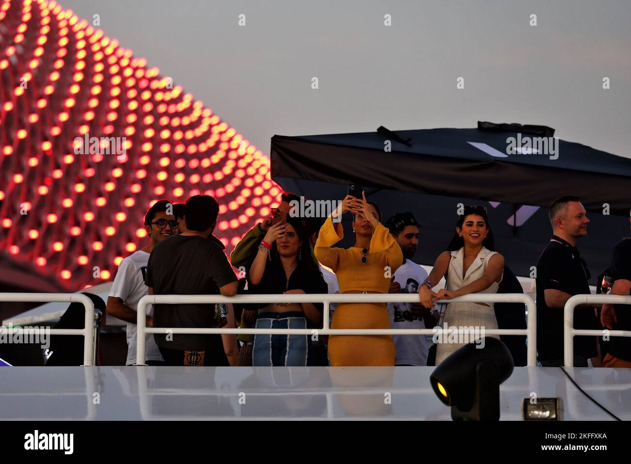 Circuit atmosphere - fans. Abu Dhabi Grand Prix, Friday 18th November ...