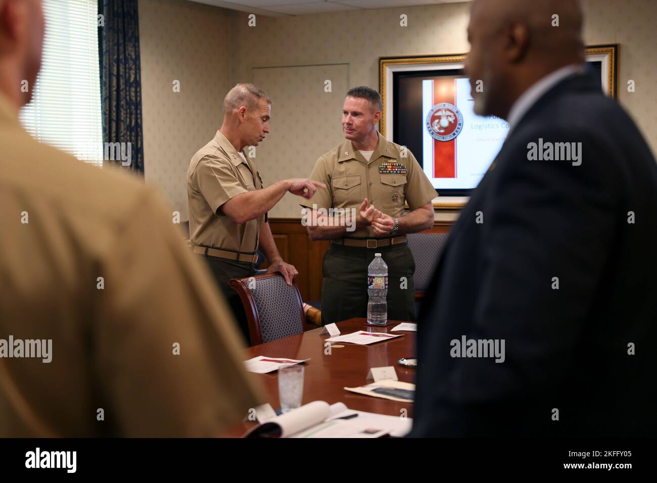 Major General Keith D. Reventlow, commanding general, Marine Corps ...