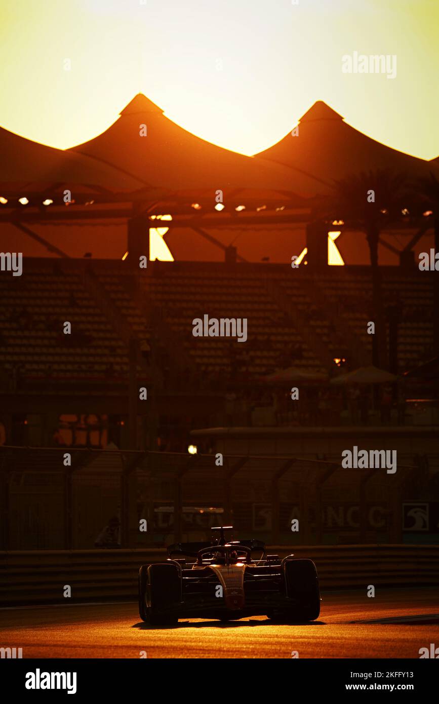 Charles Leclerc (MON) Ferrari F1-75. Abu Dhabi Grand Prix, Friday 18th ...