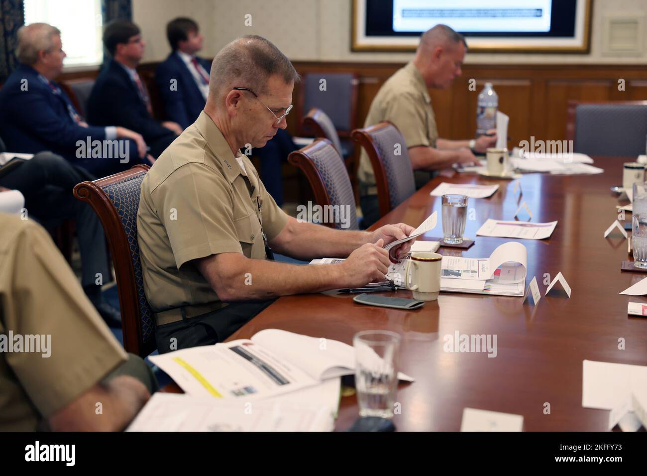 Major General Keith D. Reventlow, commanding general, Marine Corps ...