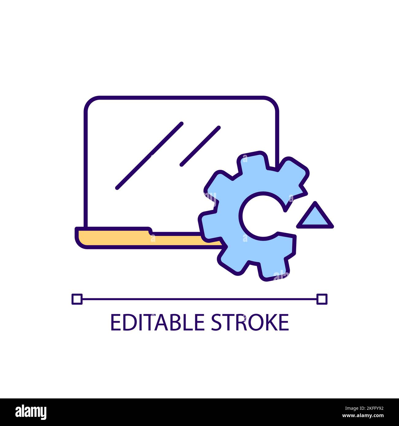 Setting up process Cut Out Stock Images & Pictures - Alamy