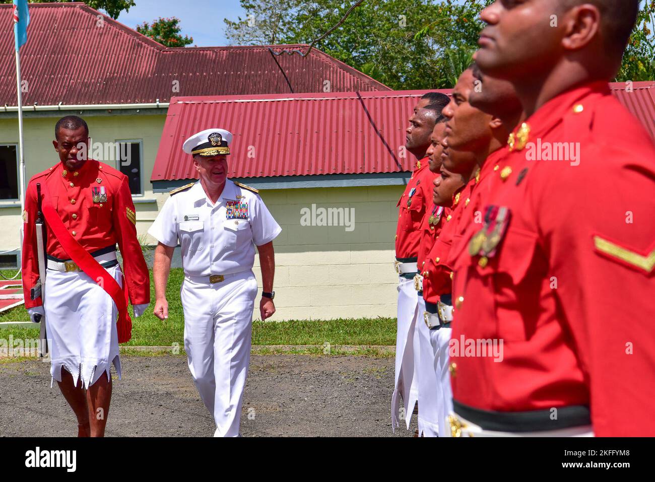 SUVA, Fiji (Sept. 15, 2022) Adm. Samuel Paparo, commander, U.S. Pacific ...