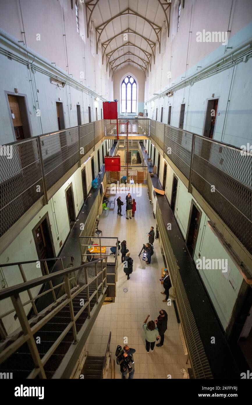 Illustration picture shows the prison of Vorst-Forest, Brussels, Friday ...