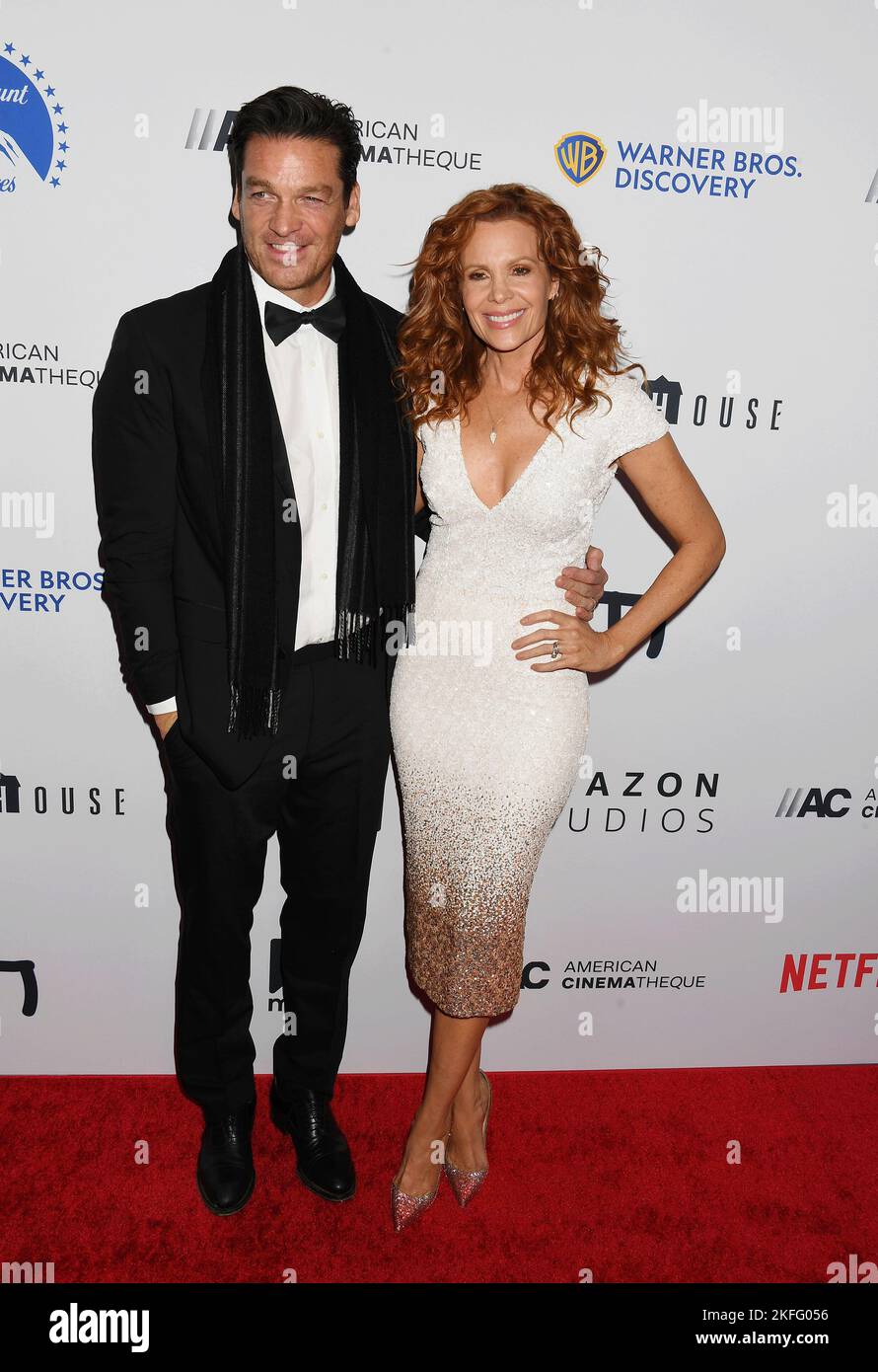 BEVERLY HILLS, CALIFORNIA - NOVEMBER 17: (L-R) Bart Johnson and Robyn ...