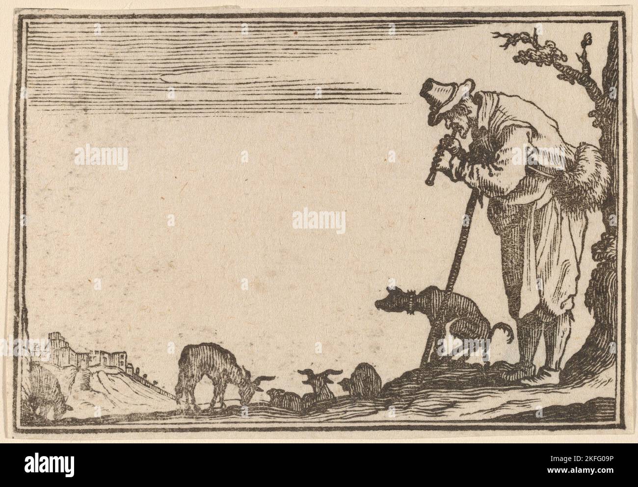 Goat man woodcut hi-res stock photography and images - Alamy