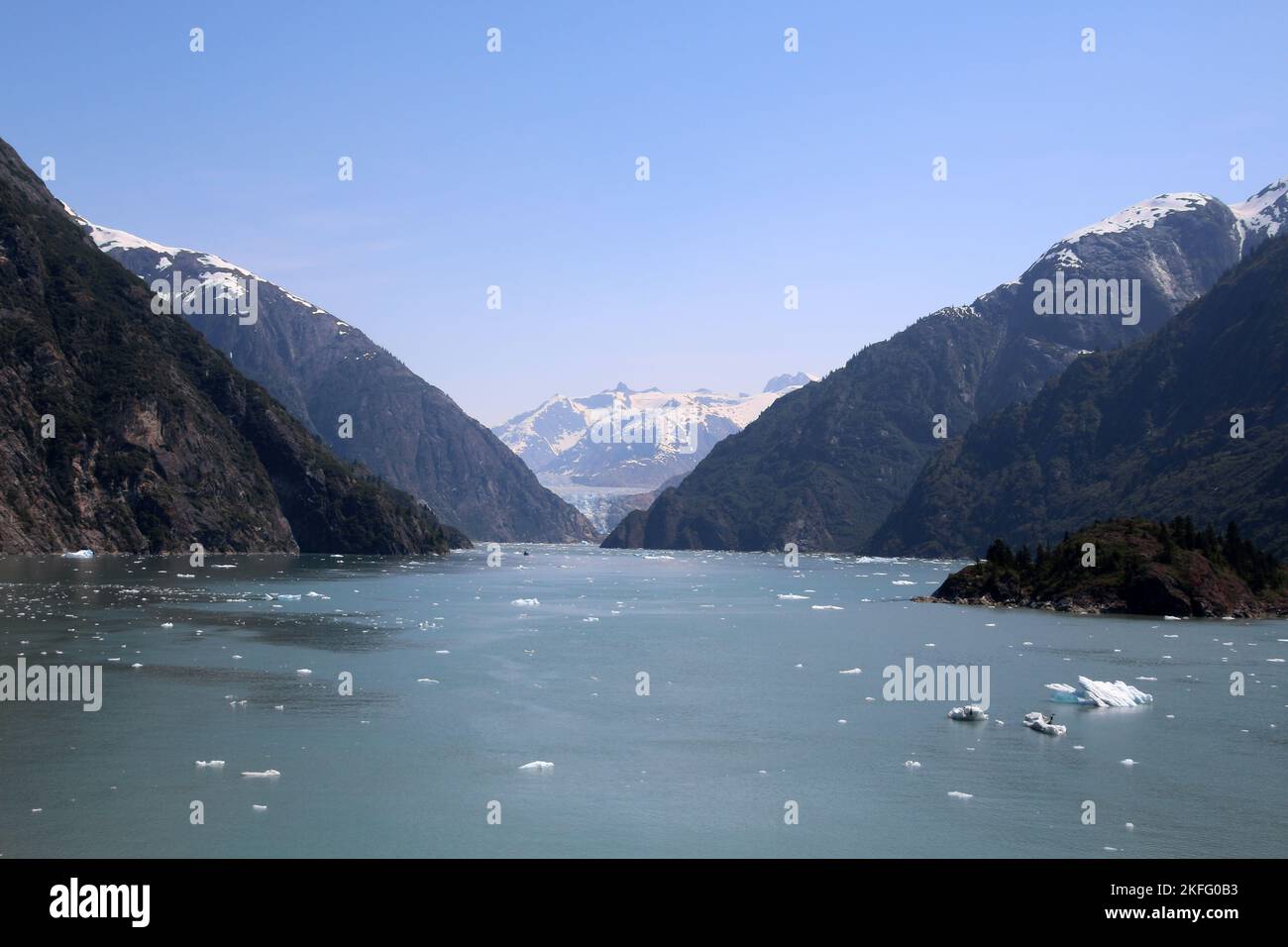 Alaska, Dawes Glacier in the Endicott Arm in the Boundary Ranges of ...