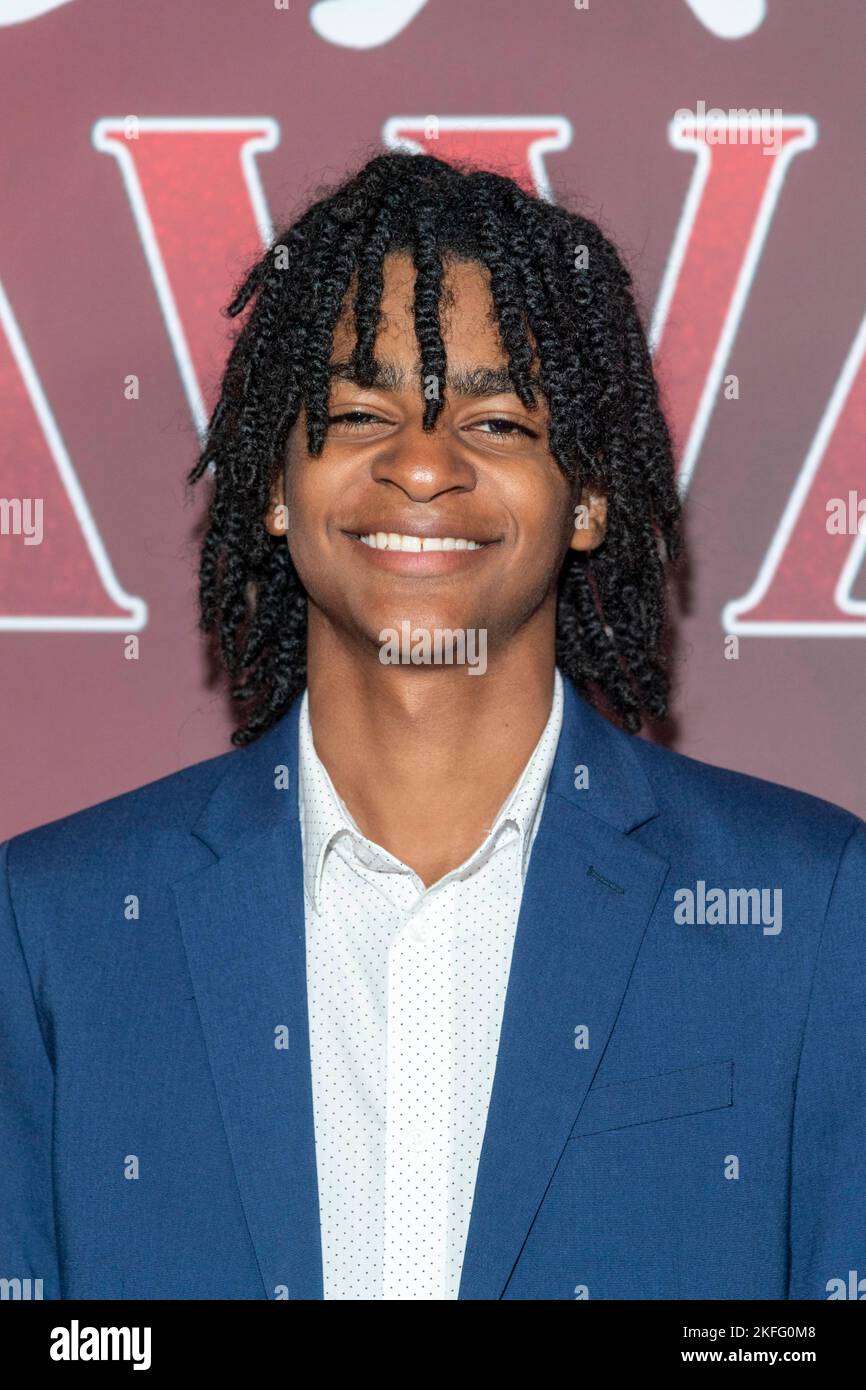 Inglewood, CA - November 17, 2022, Noah Lamont attends BET+ "Holiday ...