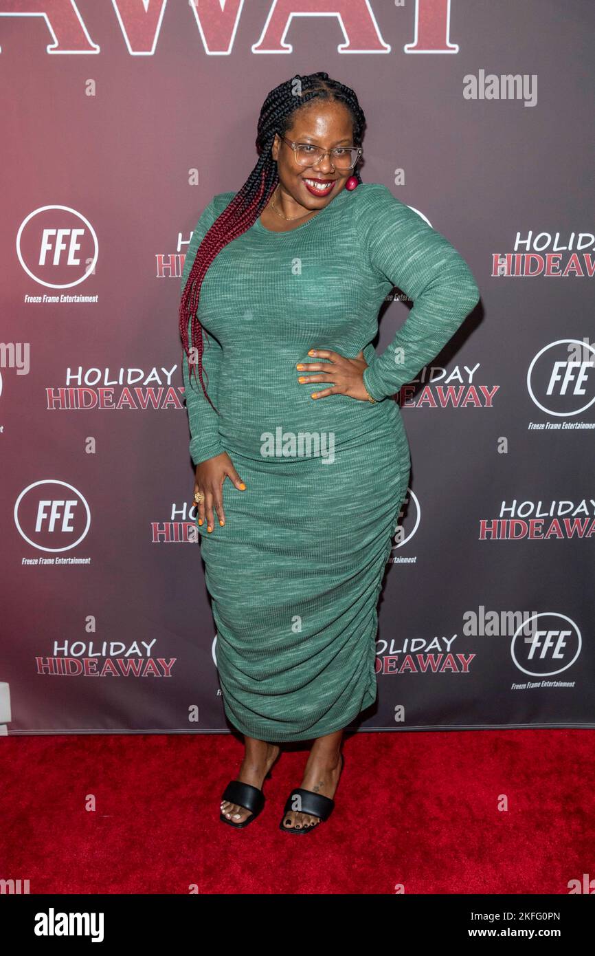 Natasha Ward attends BET+ "Holiday Hideaway" Los Angeles Premiere at ...