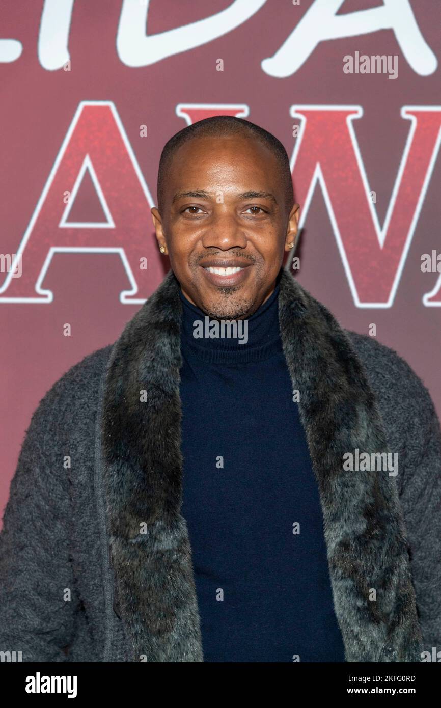 J. August Richards attends BET+ "Holiday Hideaway" Los Angeles Premiere ...