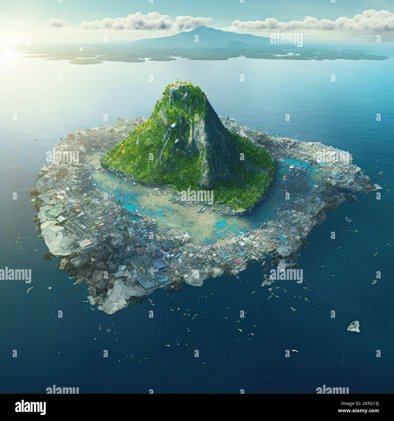Great Pacific Garbage Patch Satellite Image Great Pacific Garbage Patch Satellite Image