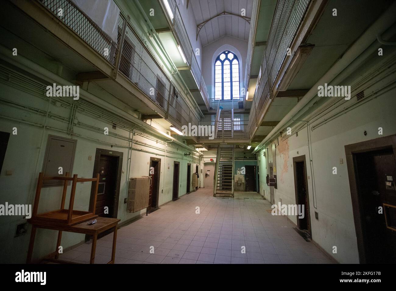 Illustration picture shows the prison of Vorst-Forest, Brussels, Friday ...