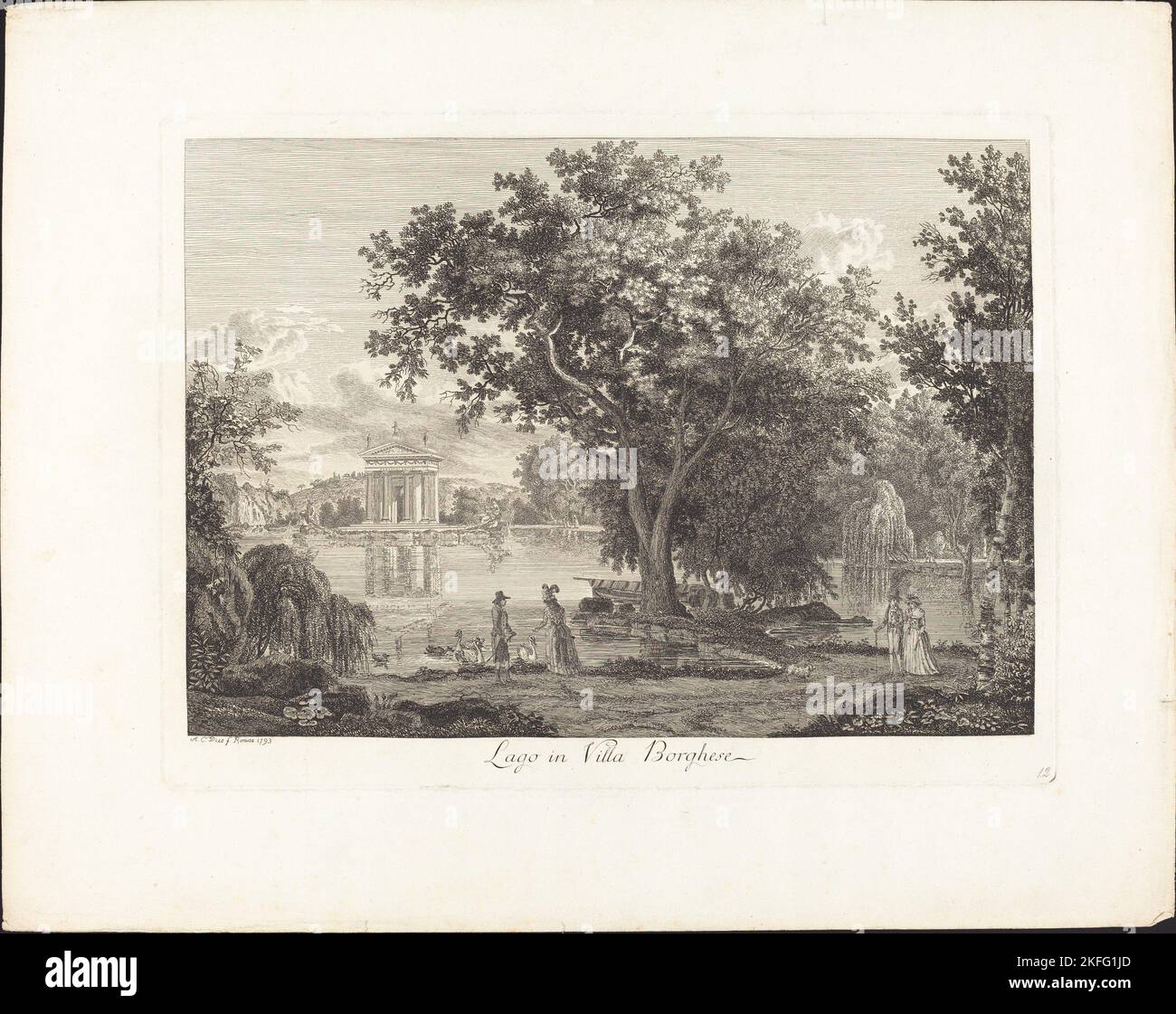 Villa borghese lago hi-res stock photography and images - Alamy